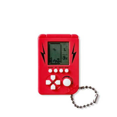 Brick Game - Keychain Vertical keychain device with lightning bolts ...