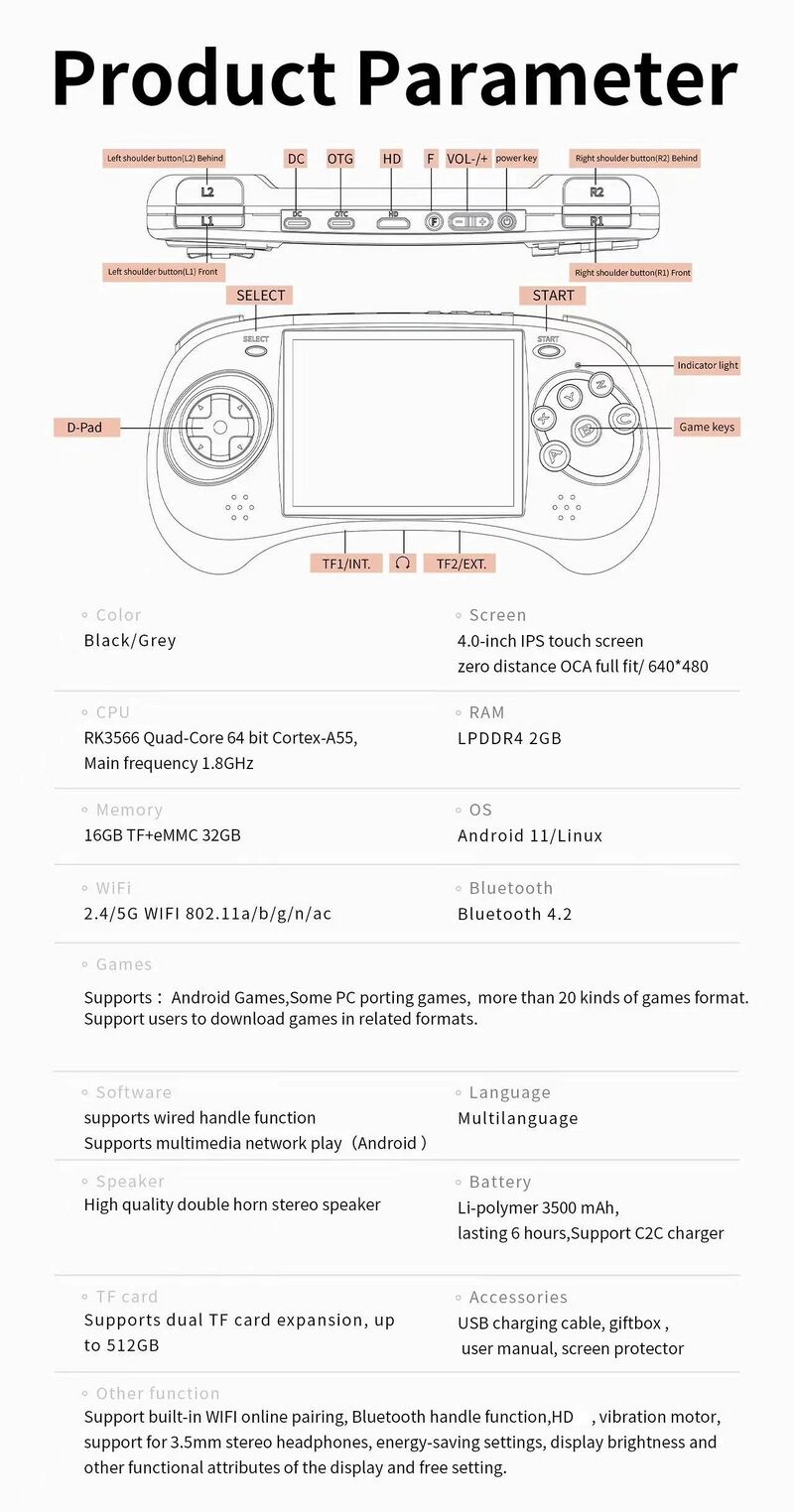 Anbernic RG ARC Handheld